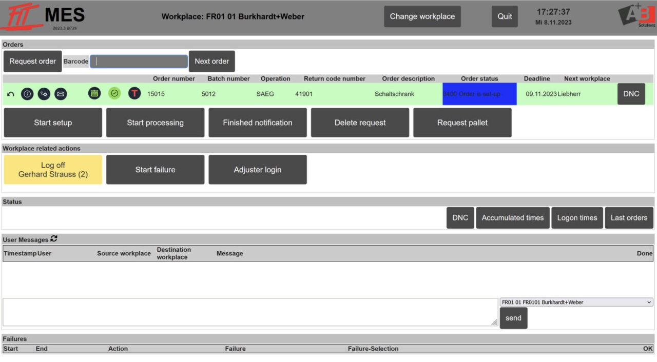 FIT-WebMES | AplusB Solutions